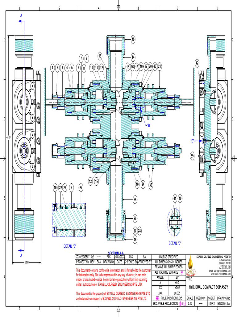 #42 E12000518-Prk (Repair Kit For Piston Dual Compact Bop Assy) | PDF ...