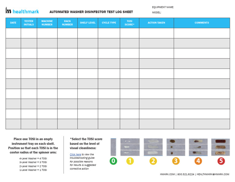 Tosi Log Sheet | PDF