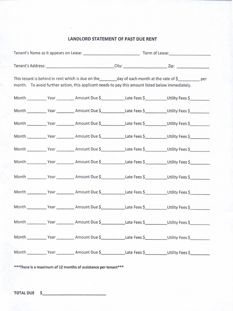 Ledger-Landlord STMT | PDF