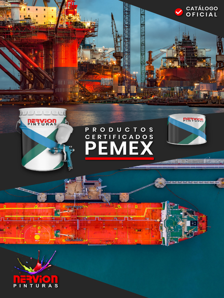 Productos Certificados Pemex - Catálogo - Nervion Pinturas | PDF | Zinc ...