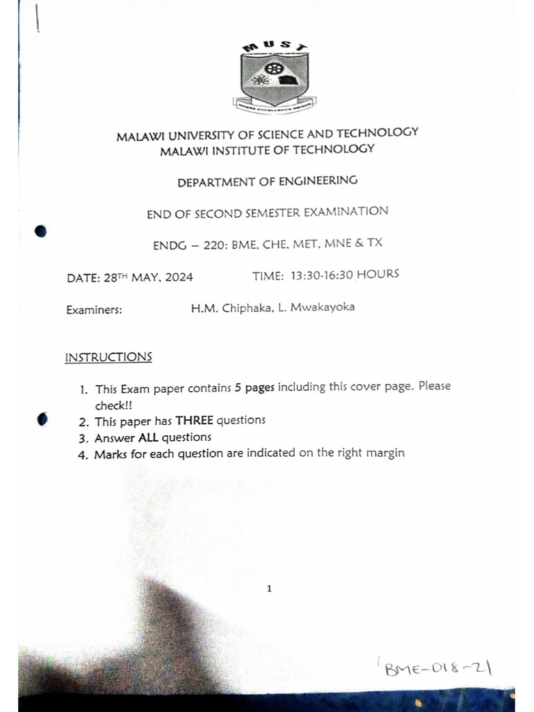 End Sem Drawing 2 | PDF