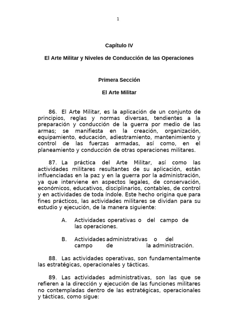 Manual de Operaciones Militares Cap 2o | PDF | Batallón | Personal ...