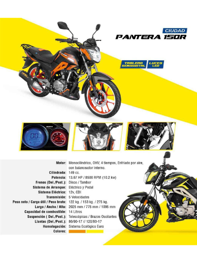 FT Pantera 150R | PDF