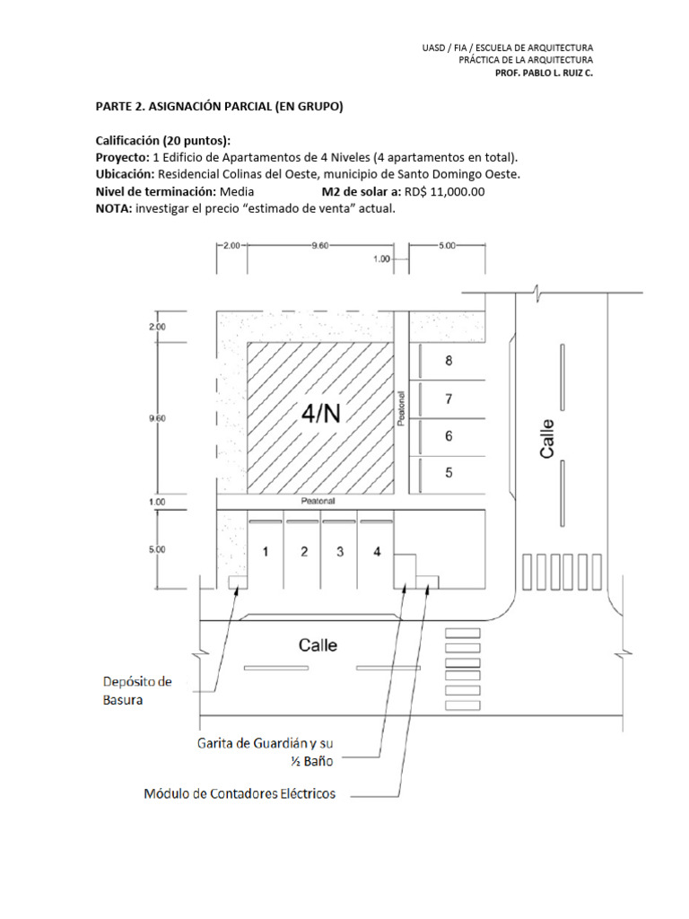 Proyecto de Edificio en UASD/FIA | PDF