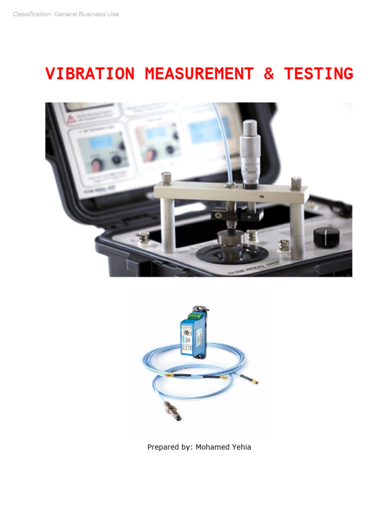 Vibration Measurement & Testing Overview | PDF | Inductor | Transformer
