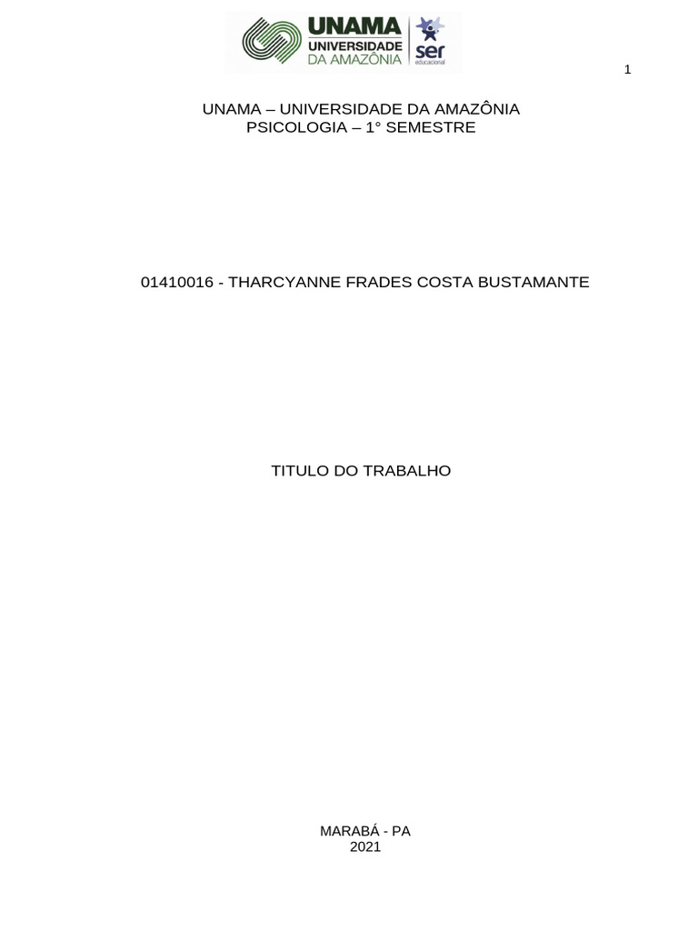 Modelo de Capa e Contra-Capa | PDF