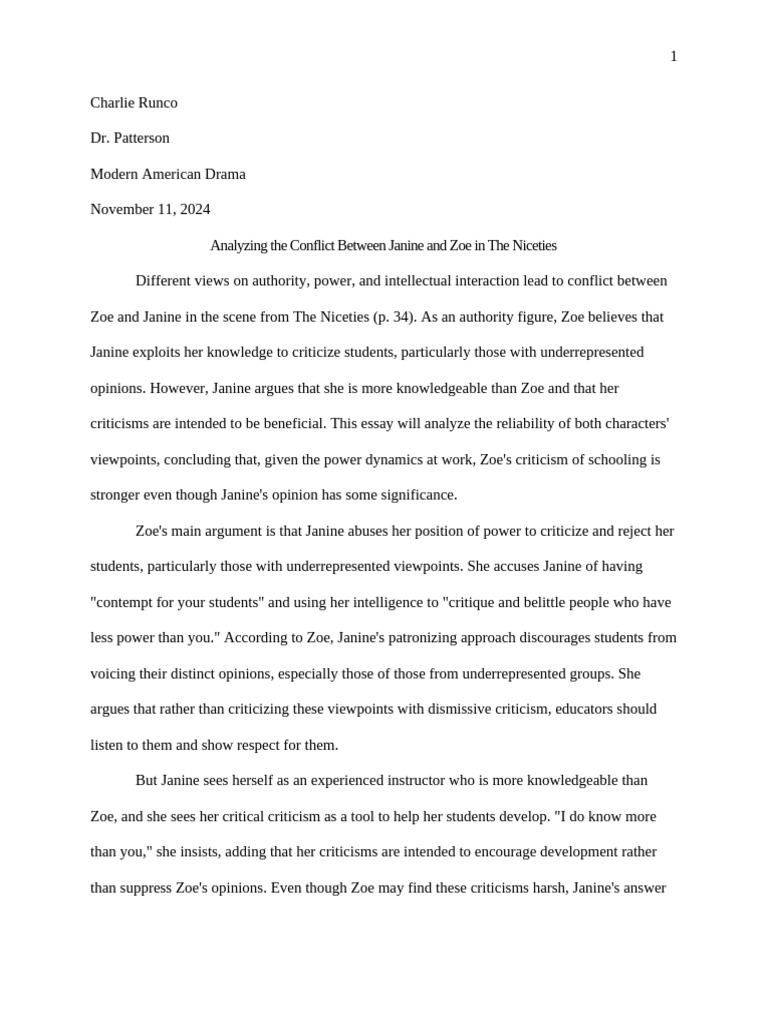 Niceties in Class Esssay | PDF | Empathy | Cognitive Science