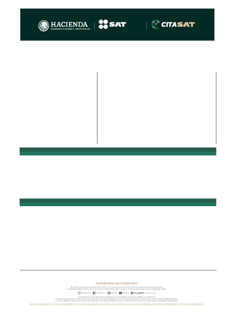 Cita SAT RFC Personas Físicas Saltillo | PDF | Gobierno