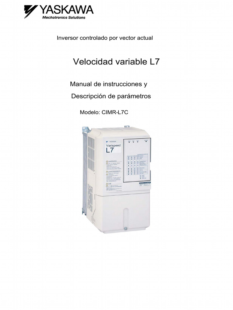 L7 Instruction Manual | PDF | Ingenieria Eléctrica | Inversor de energia