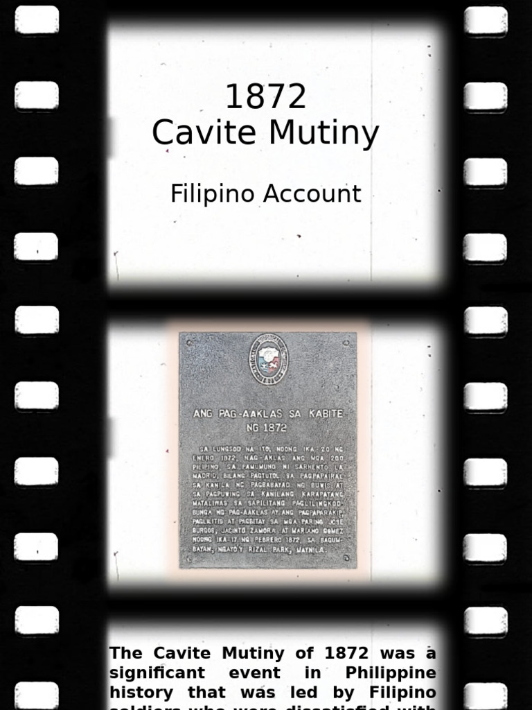Cavite Mutiny Filipino Account | PDF | Conflicts