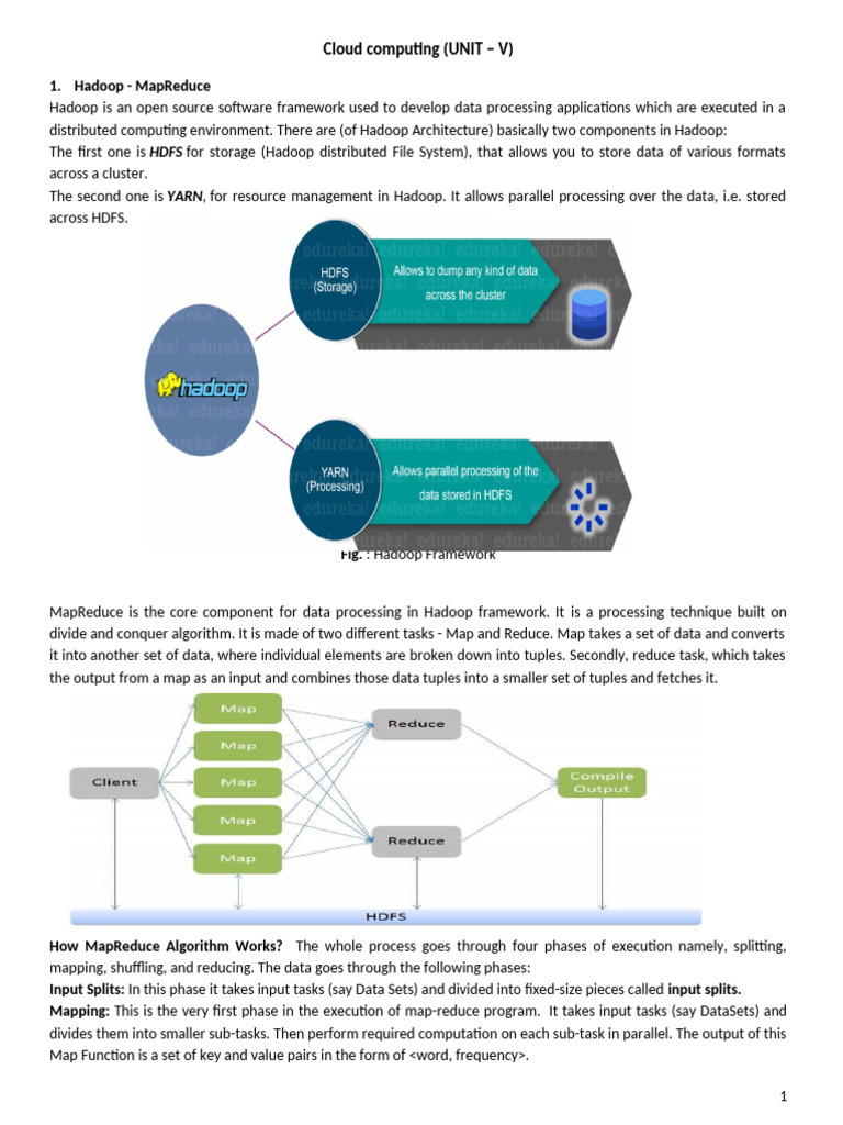MapReduce in Cloud Computing Overview | PDF | Map Reduce | Apache Hadoop