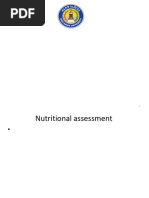 Nutritional Assessment Notes | PDF | Body Mass Index | Obesity