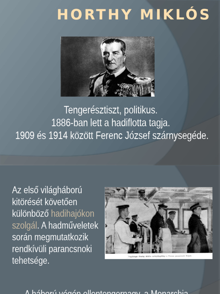 Horthy Milós | PDF