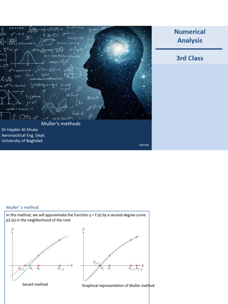 muller method | PDF | Equations | Mathematics