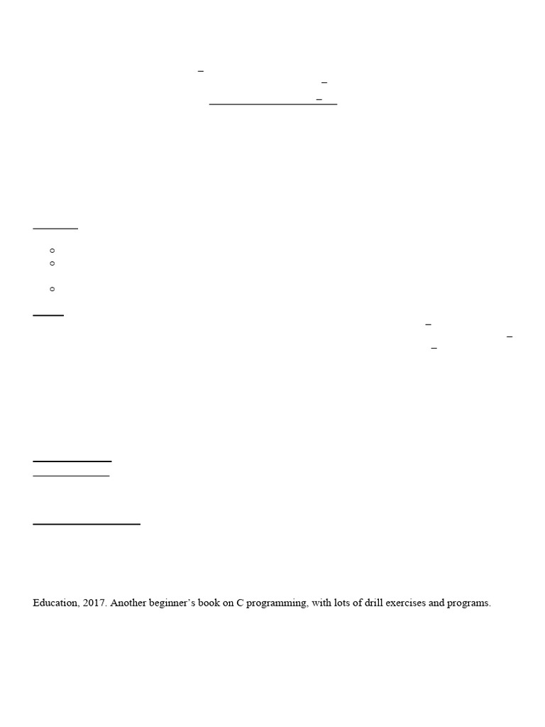 Cs F111 Computer Programming I Sem 2024 25 Ho Pdf Pointer Computer Programming Control Flow