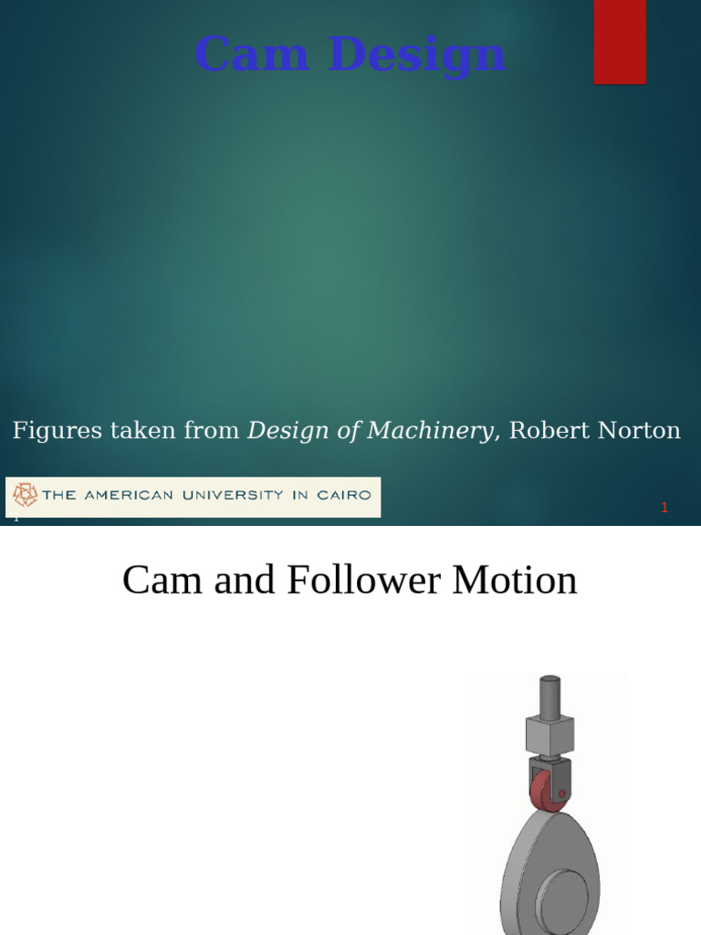 Lecture 11 Design of CAMs and Followers - 1 | PDF | Sine Wave ...