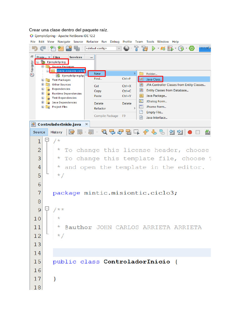 Guia de Spring-Boot-3-Crear Un Controlador-Agregar-Log-Cambiar-Puerto | PDF