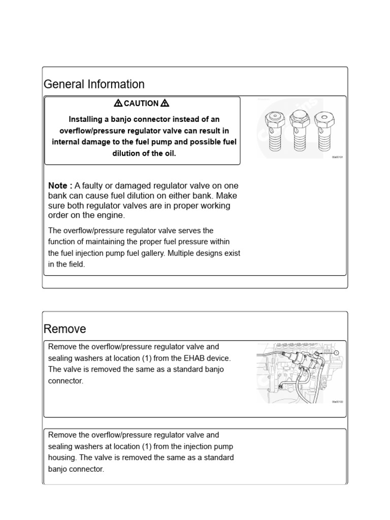 Injector Pump Overflow Valves | PDF | Valve | Pump