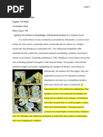 Phoenix Symbolism in Fahrenheit 451 | PDF