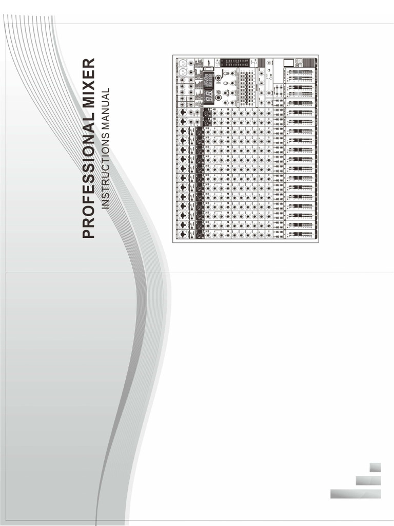 Manual Mesa de Som AMW | PDF