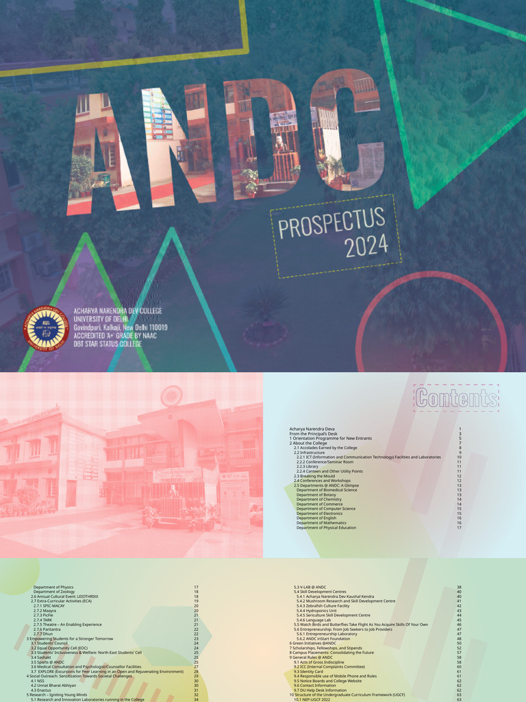 ANDC Prospectus WEB | PDF | Computer Science | Science