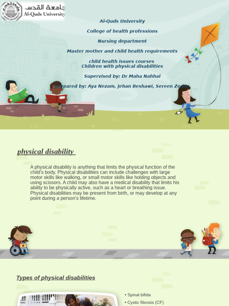 Mastering Child Health: Physical Disabilities | PDF | Multiple ...