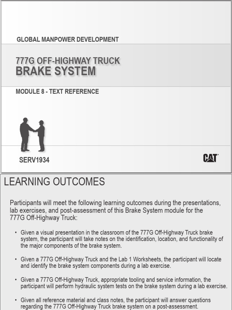 777G M08 BrkSys EN SLD | PDF | Brake | Pump