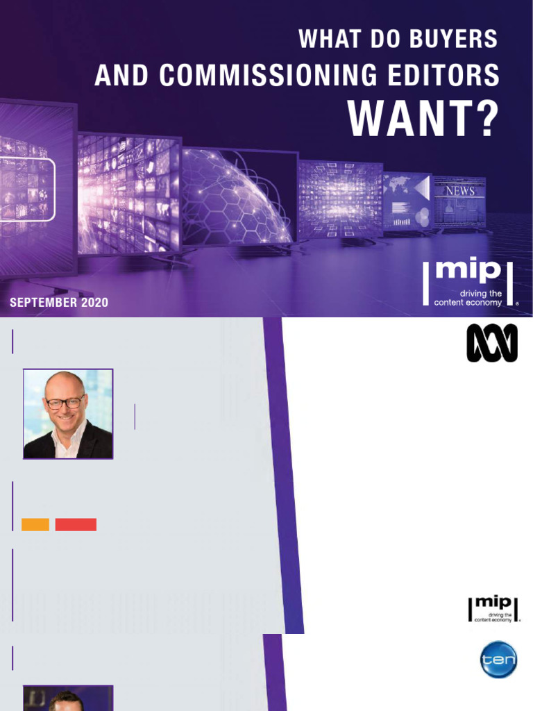 Mipcom 2020 What Do Buyers Want | PDF | Television Network | Broadcasting