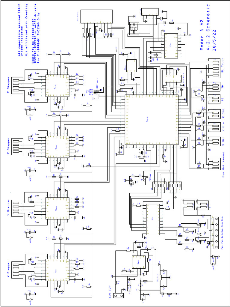 Creality 4 2 2 - Schematic 28-5-22 | PDF