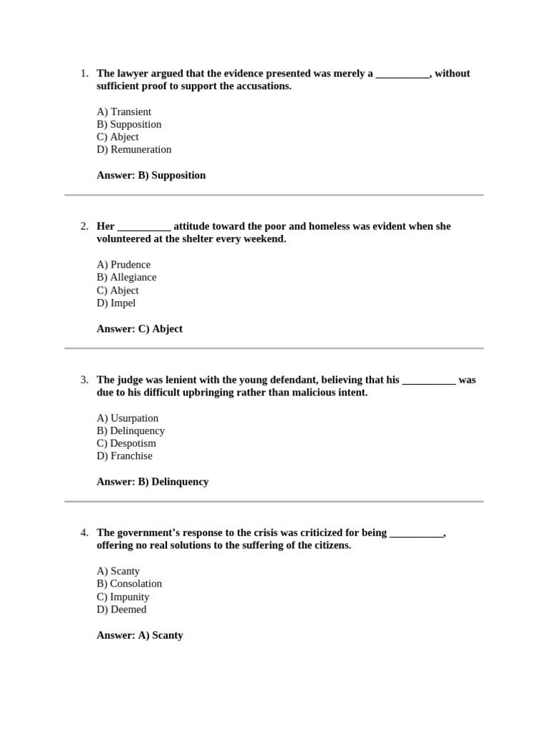 Vocabulary Quiz: Legal and Social Terms | PDF | Suffrage | Human Rights
