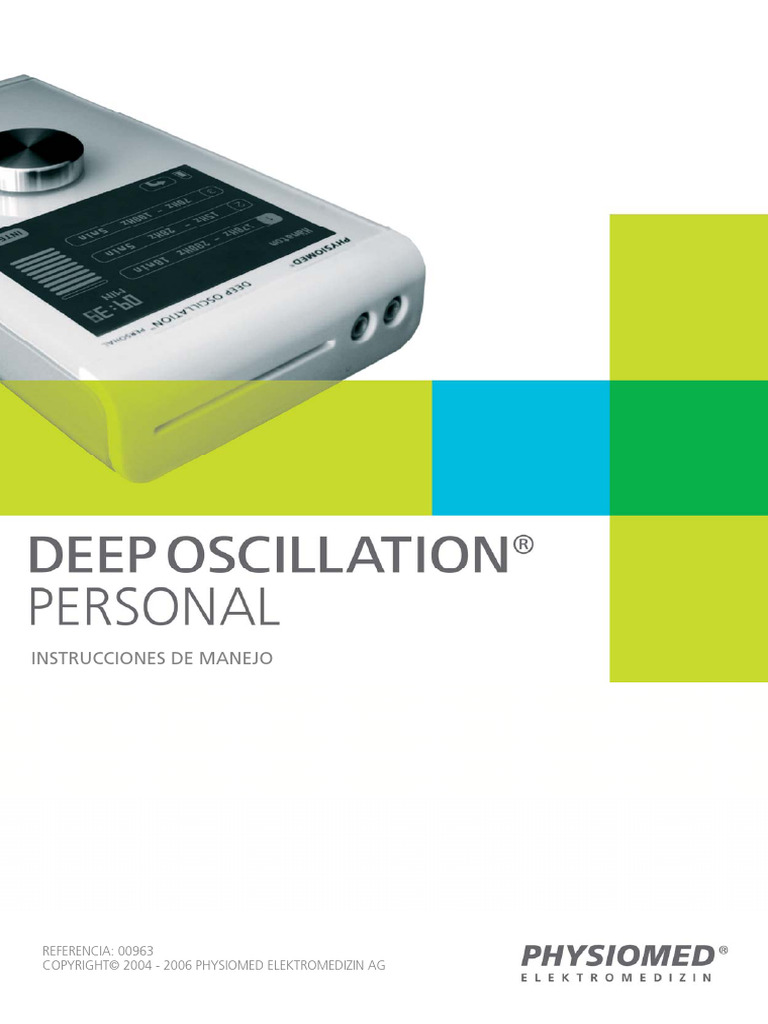 Deep Oscillation Personal | PDF | Terapia | Cargador de batería