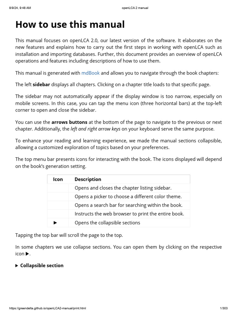 openLCA 2 Manual | PDF | Life Cycle Assessment | Installation (Computer Programs)