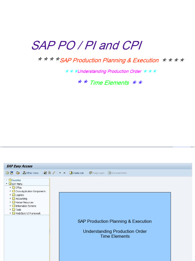 SAP_PO_PI_and_CPI | PDF