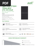 JA Solar JAM72D40 575-600W Datasheet | PDF