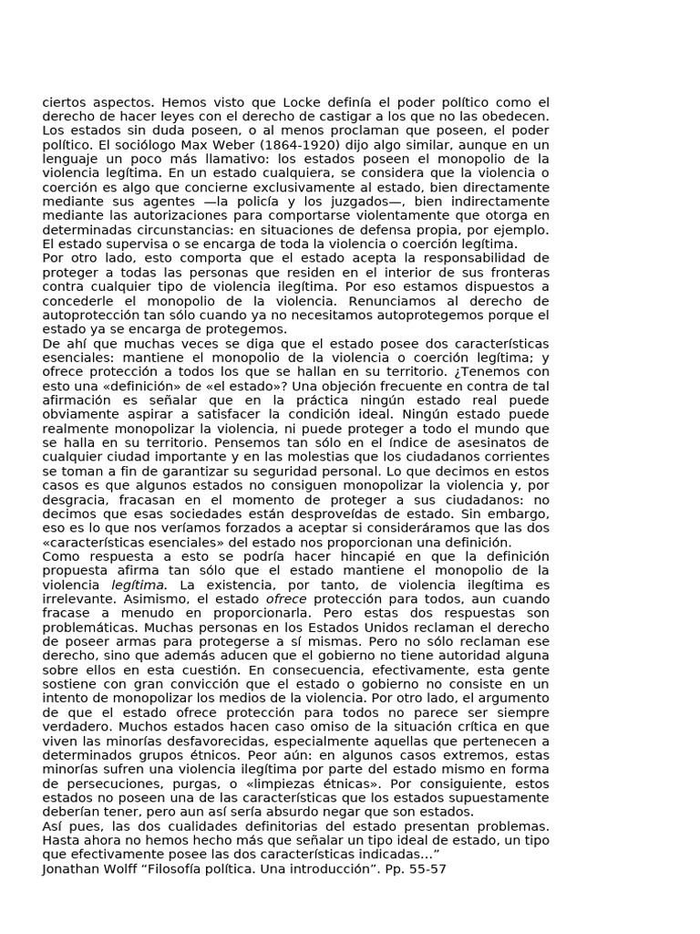 Definición y características del estado | PDF | Estado (política ...