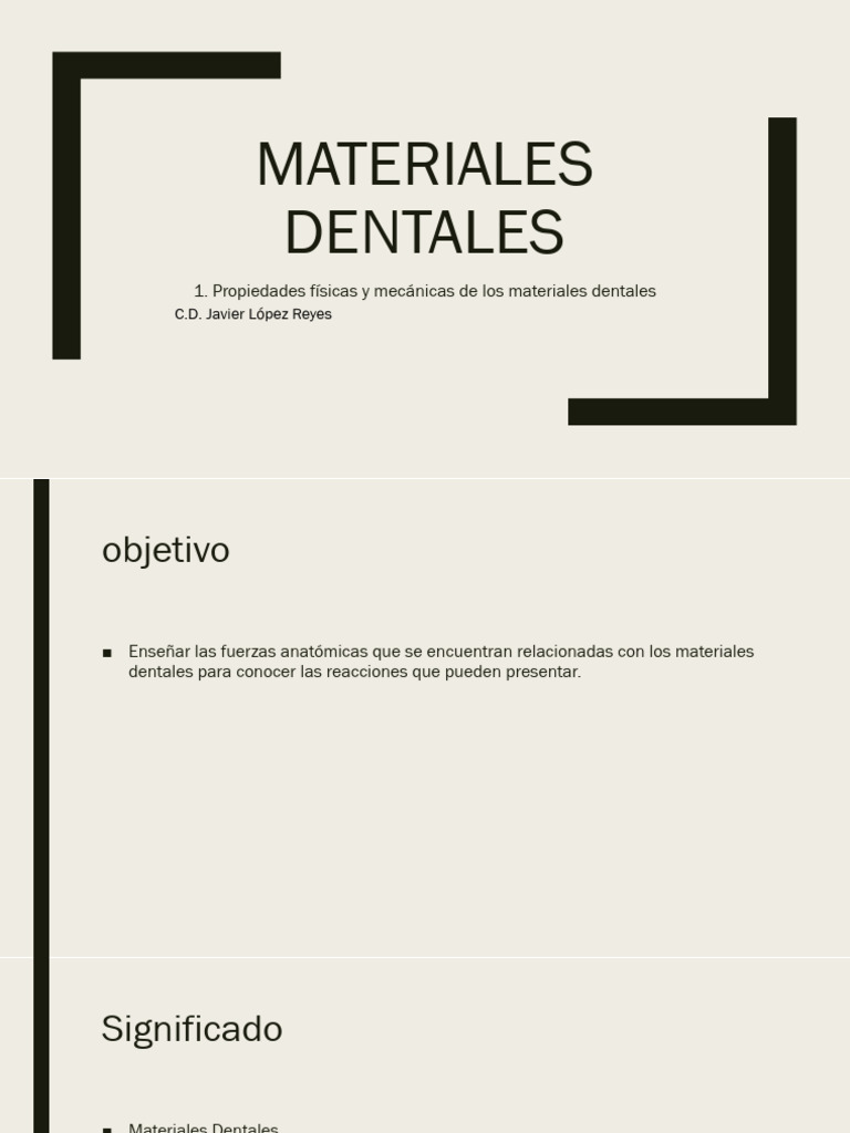 Propiedades Físicas y Mecánicas de Los Materiales Dentales | PDF | Color | Enlace químico