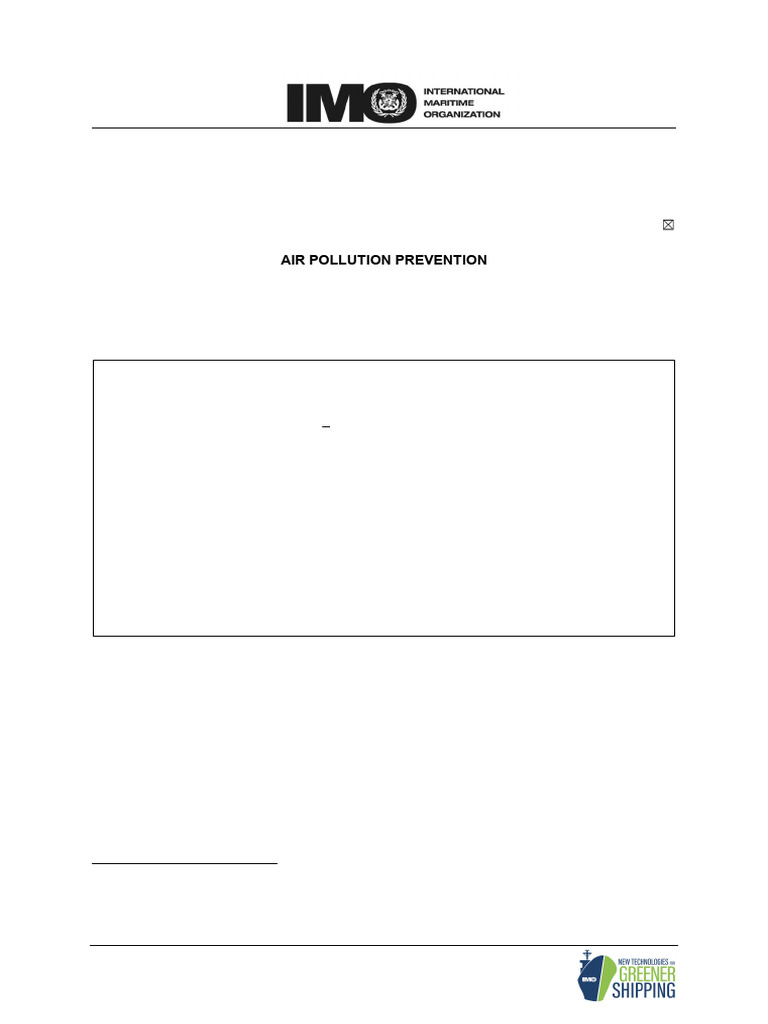 MEPC 79 5 Sulphur Content in Very Low Sulphur Fuel Oil VLSFO and ...