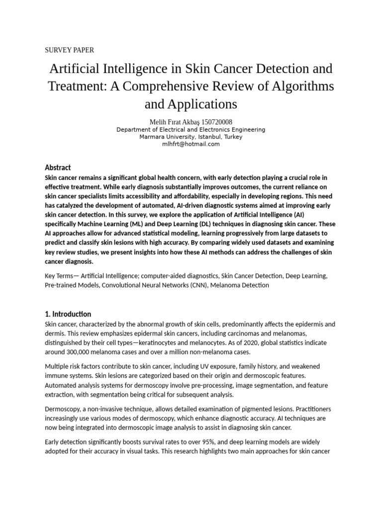 skin_cancer | PDF | Deep Learning | Machine Learning