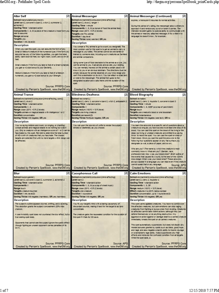 Bard Spell Level 2 | PDF