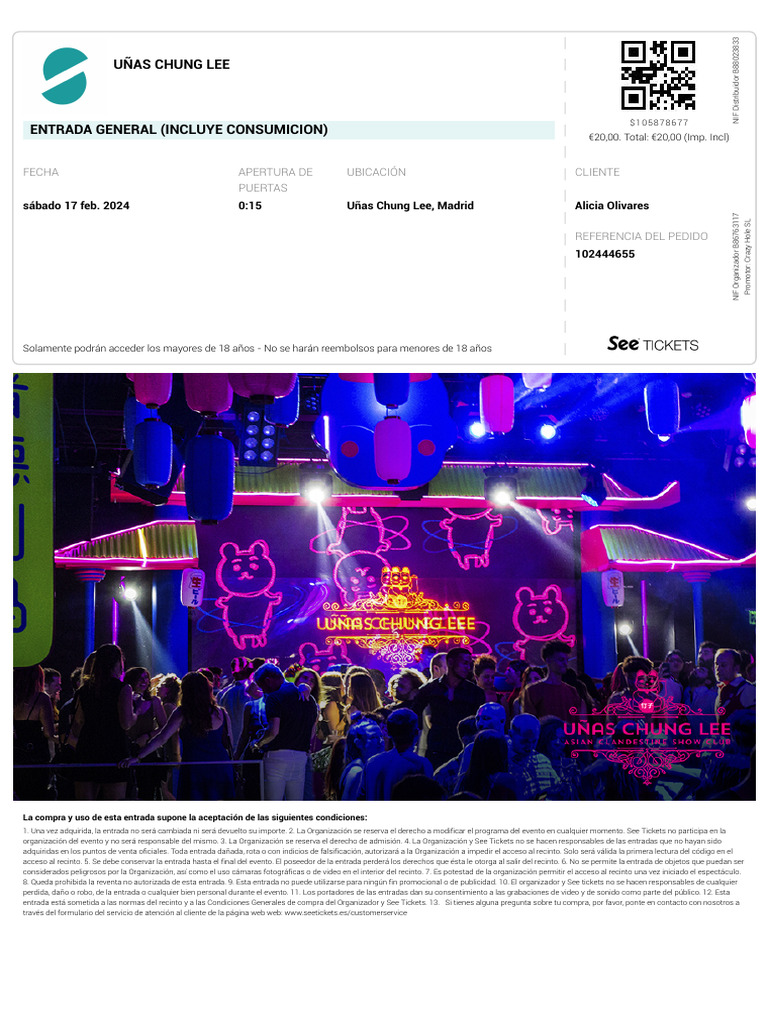 Entrada Uñas Chung Lee Madrid 2024 | PDF