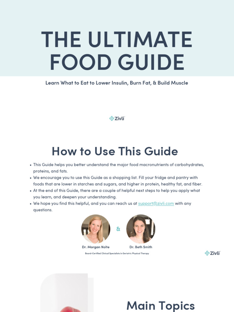 The Ultimate Food Guide | PDF | Sugar Substitute | Fat