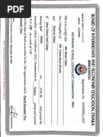 HSC Certificate & Academic Transcript | PDF