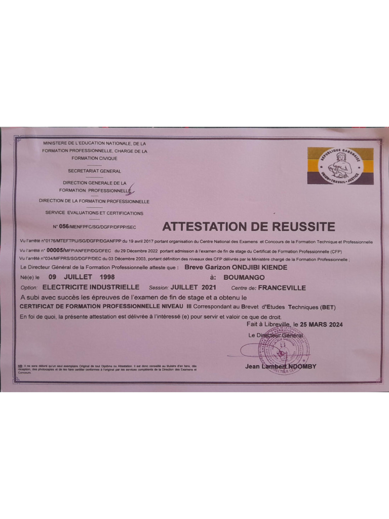 PDF Scanner Attestation | PDF