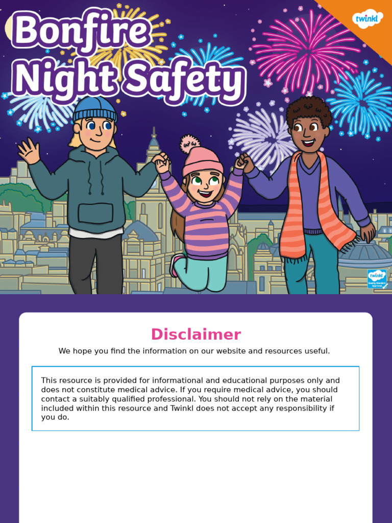 Bonfire Night Safety Powerpoint | PDF | Fireworks