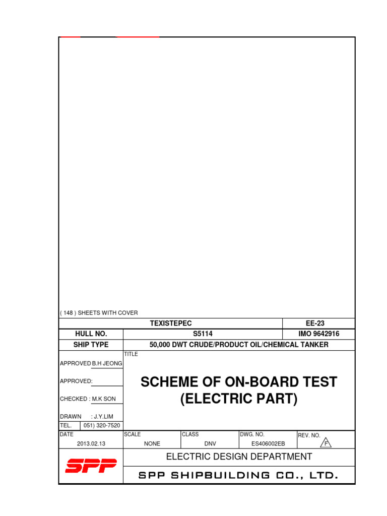 Ee-23 - Es406002eb - Scheme - of - On-Board - Test - (Elec. Part) - For ...