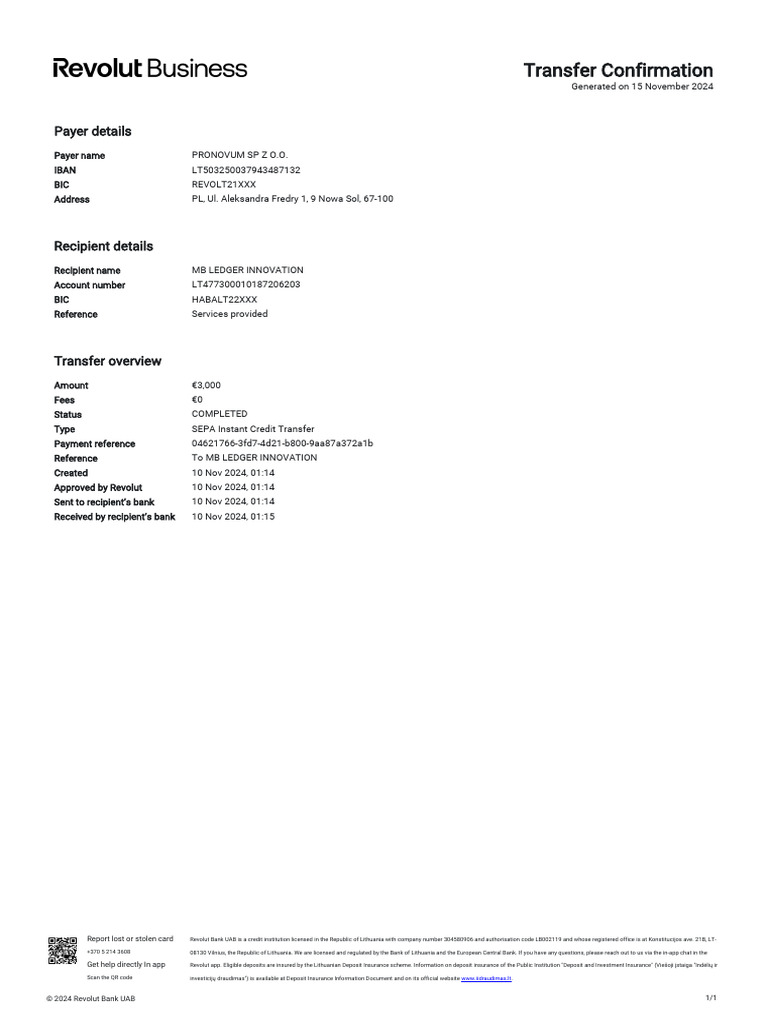 Transfer Confirmation | PDF | Service Industries | Banking Technology