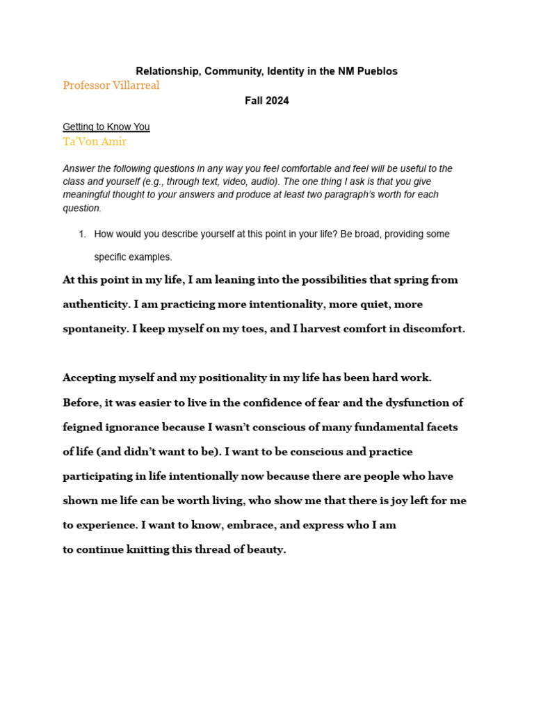 Amir Interview Sam Villarreal | PDF