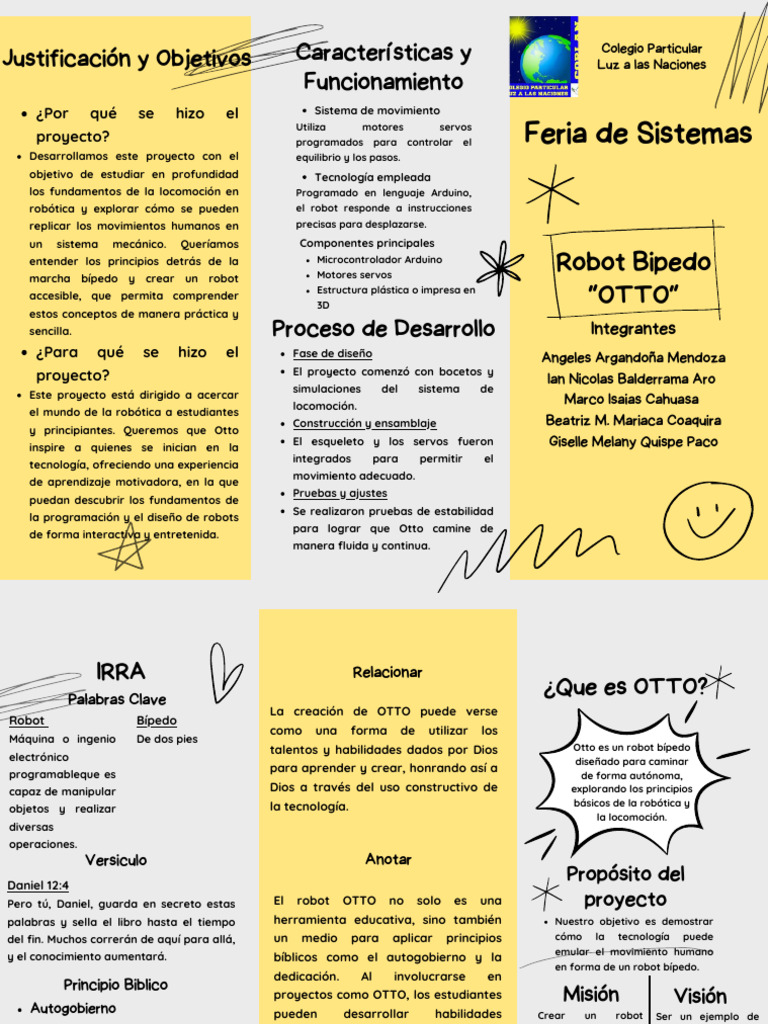 Tríptico | PDF | Robot | Robótica