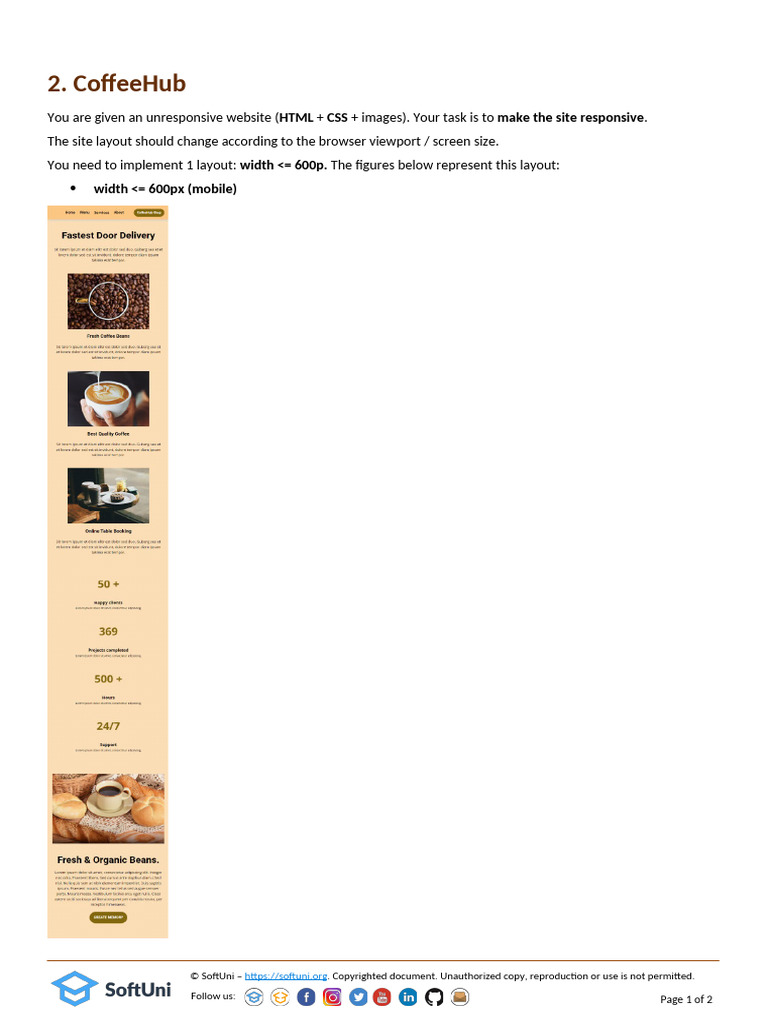 02.CoffeeHub Description | PDF