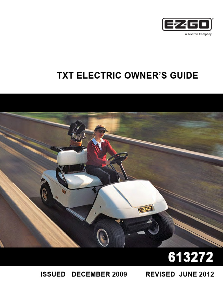 TXT Electric Golf Car Owner's Guide | PDF | Vehicles | Land Vehicles